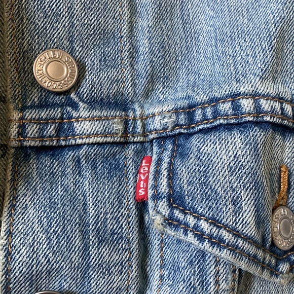 Levi's | Jackets & Coats | Levis Angel Oasis Jasmine Denim Jacket ...